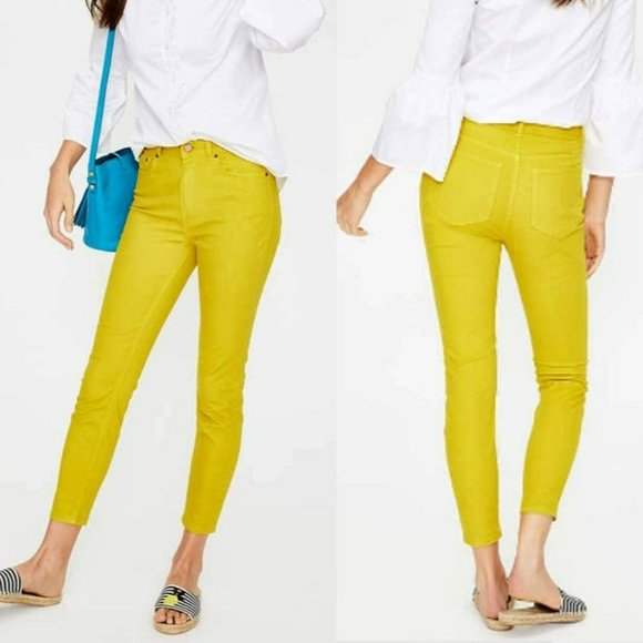 Boden | Jeans | Boden Womens Yellow Hello Lovely The Cropped Soho ...